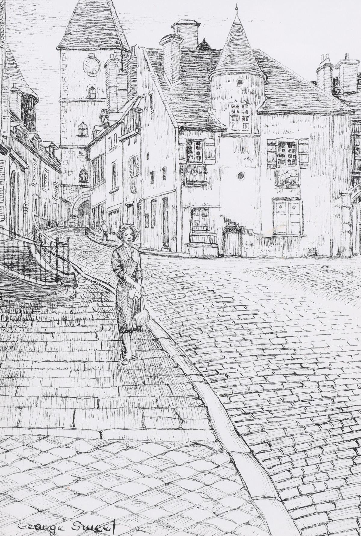 George Sweet | Group of nine various vintage illustrations | MutualArt