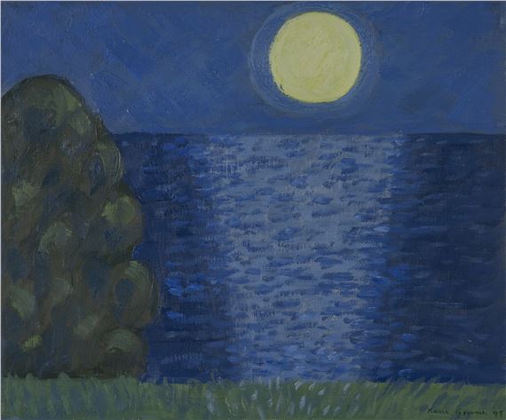 María Girona Benet | Luna en puerto viejo (1999) | MutualArt