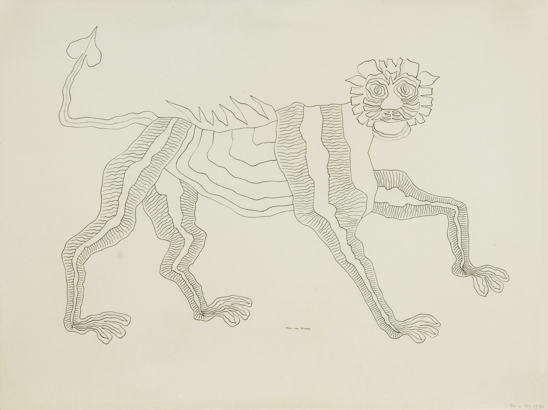 Max von Moos | Löwe (1940) | MutualArt