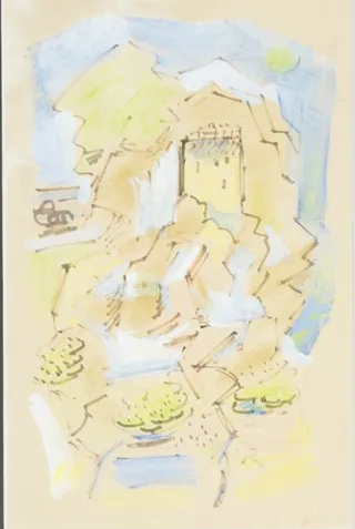 Otto Van Rees | Geabstraheerd berglandschap | MutualArt