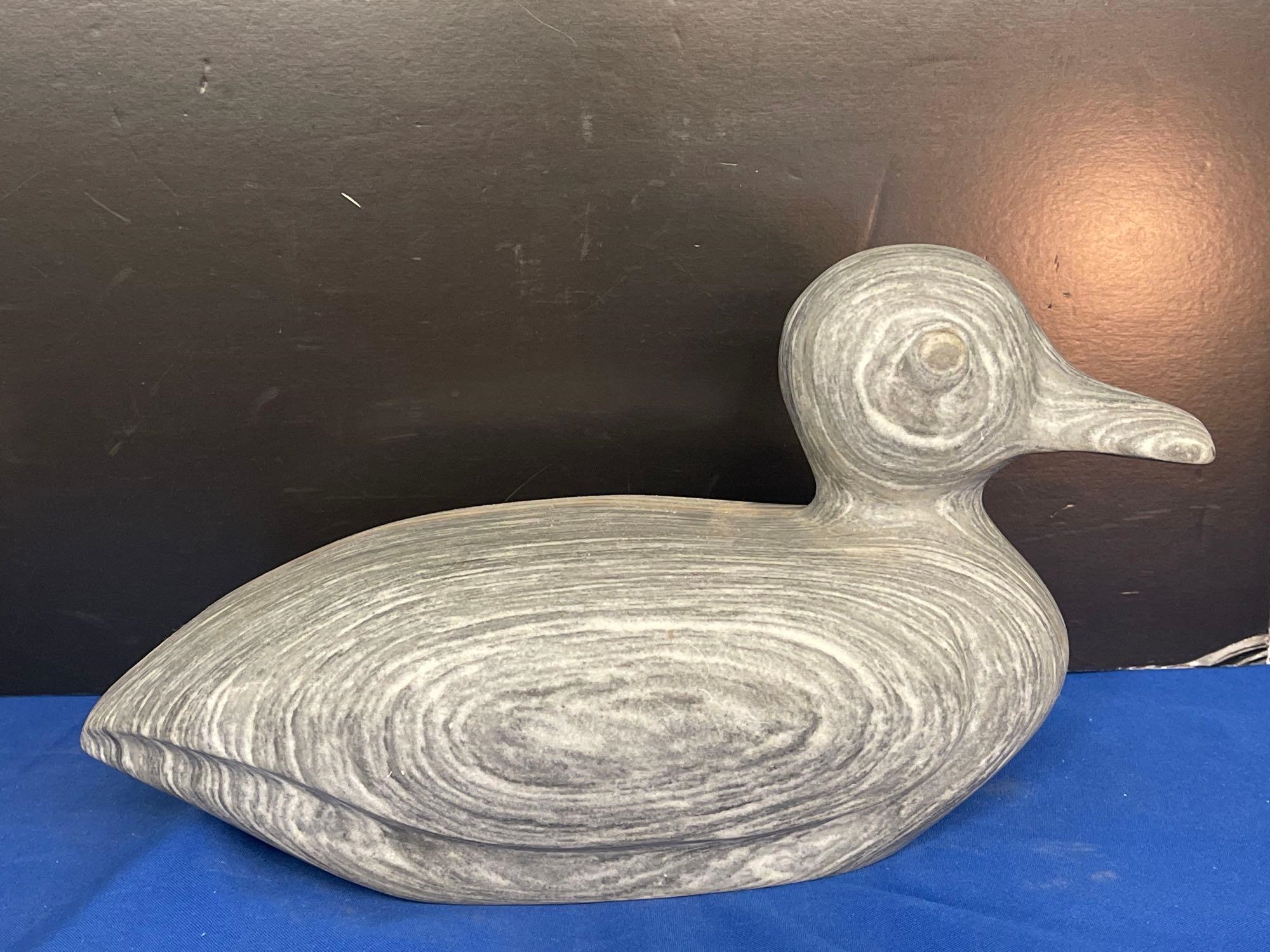 Richard H. Bailey | 2 Richard Bailey Marble Ducks | MutualArt