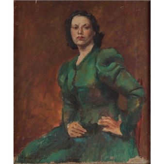 Vanessa Bell | Portrait of Molly MacCarthy (1912) | MutualArt