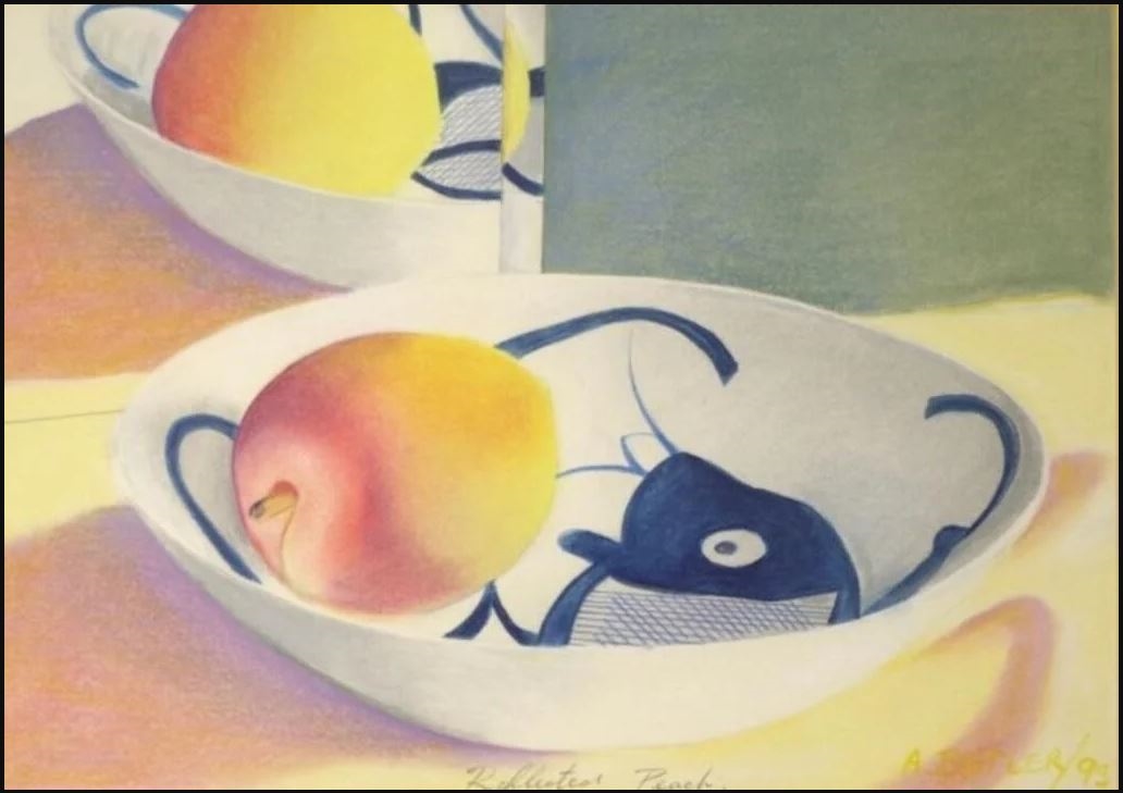 Alex Butler | 'Reflected Peach' | MutualArt