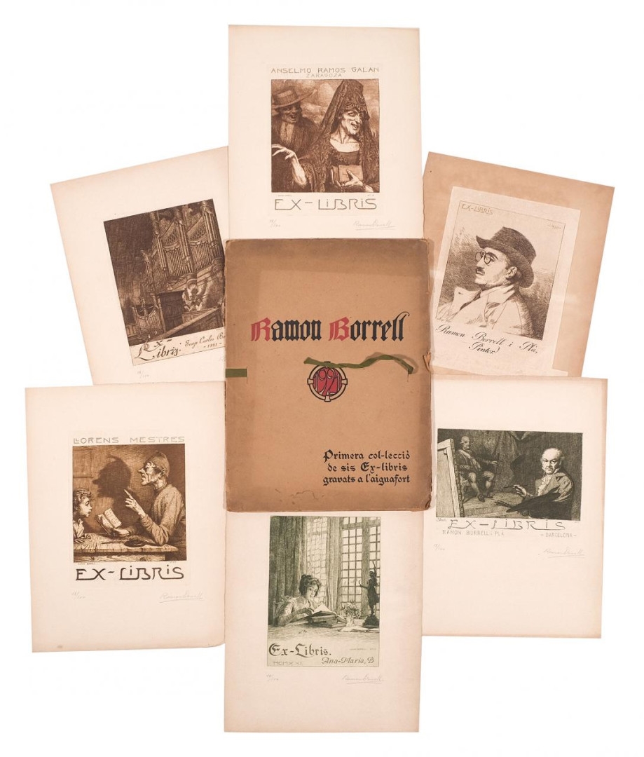 Ramón Borrell Pla | Carpeta de Exlibris (1921) | MutualArt
