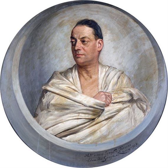 Edoardo Gioja | Ritratto di Ernesto Ferrero (1917) | MutualArt
