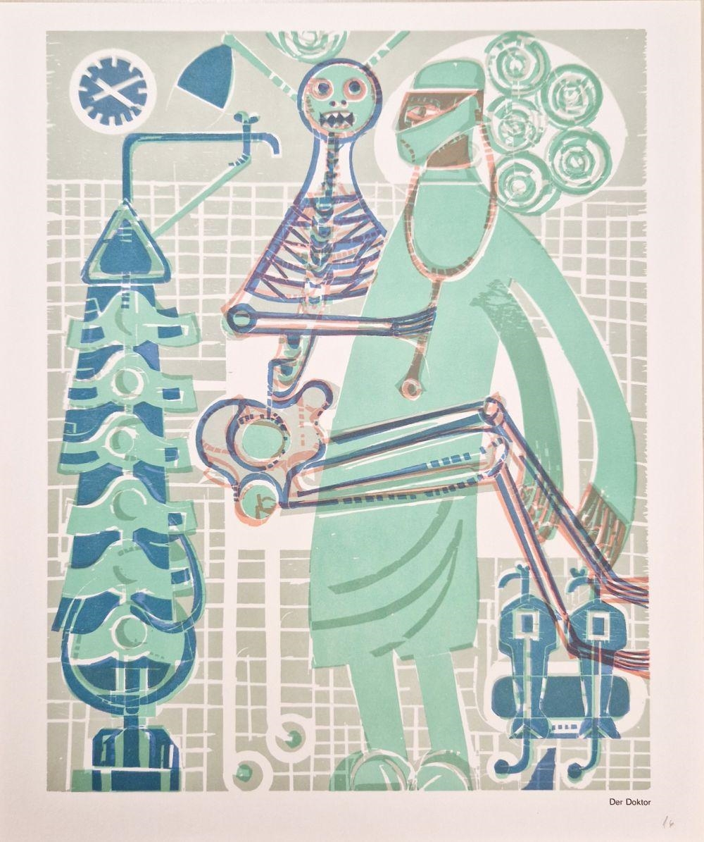 HAP Grieshaber | Der Doktor (The Doctor) (1966) | MutualArt