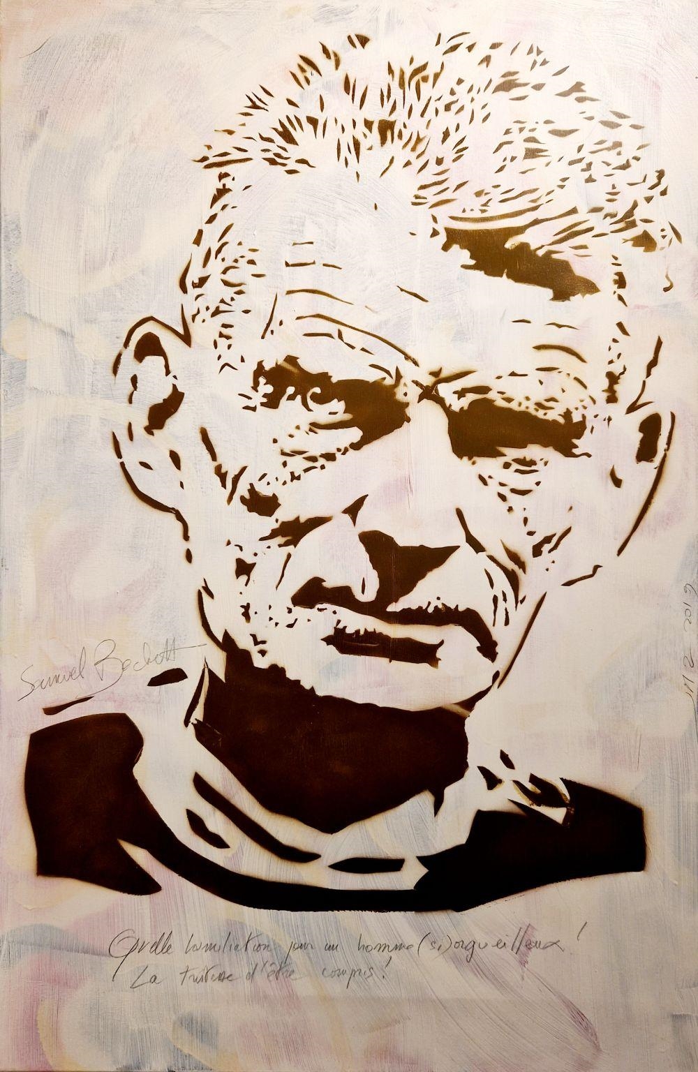 Jean Michel Zazzi | Jean-Michel Zazzi - Samuel Beckett (2019) | MutualArt