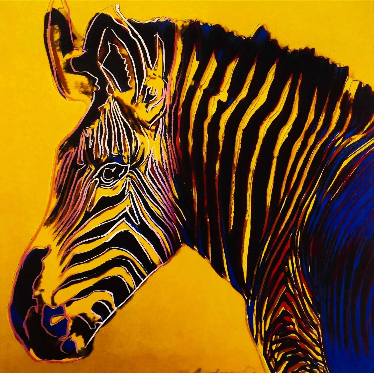 Andy Warhol | Grevy's Zebra, for Endangered Species (F. and S. B.300 ...