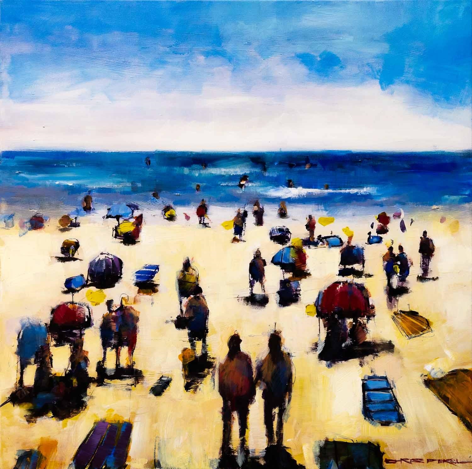 Chris Pekel | Hot Summer Day (2022) | MutualArt