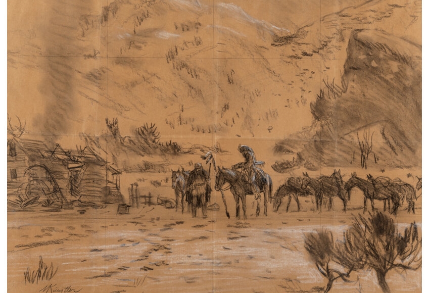 Morton Künstler | Prairie Scene study | MutualArt