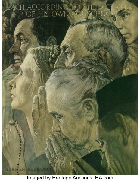 Norman Rockwell | The Four Freedoms, suite | MutualArt