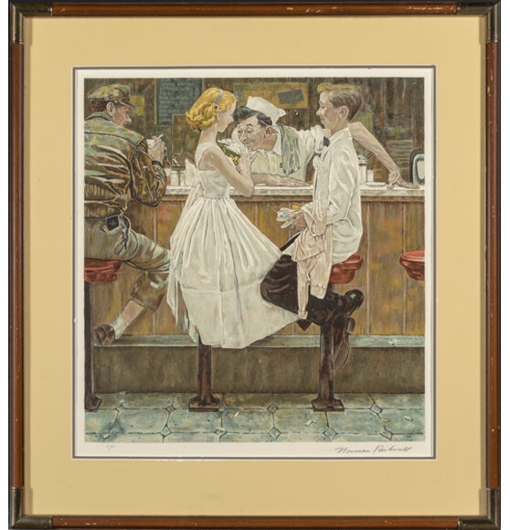 Norman Rockwell | After the Prom | MutualArt