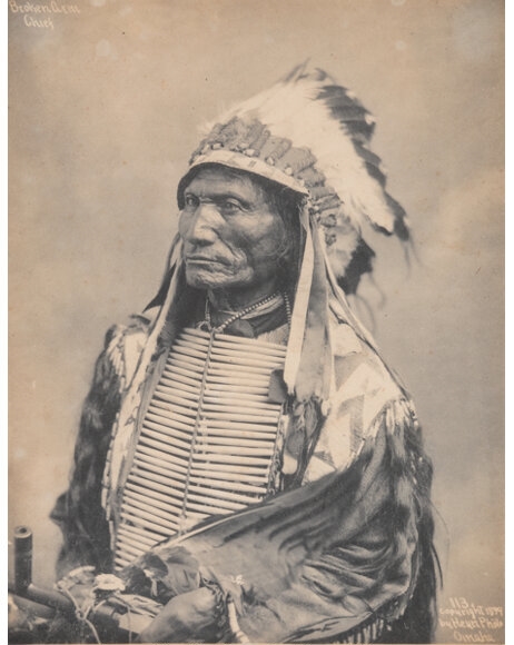 Herman Heyn | Two works : STANDING BEAR-CHIEF ; BEAR FOOT CHIEF (1899 ...