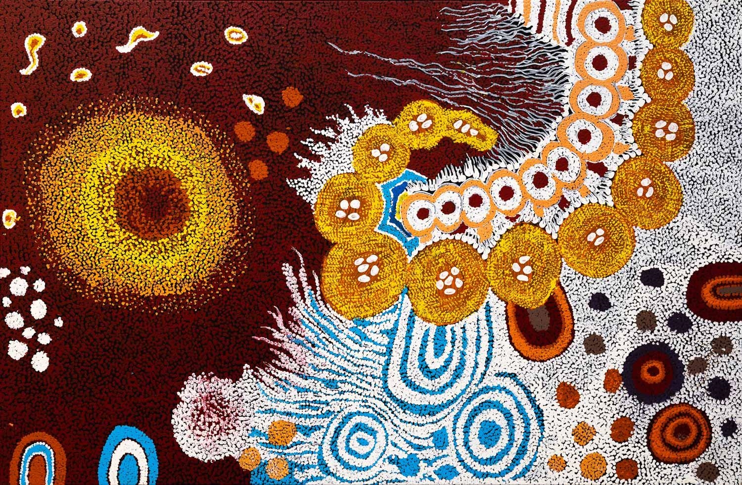 Samantha Daniels Napaltjarri | My Grandmother's Country (2021) | MutualArt