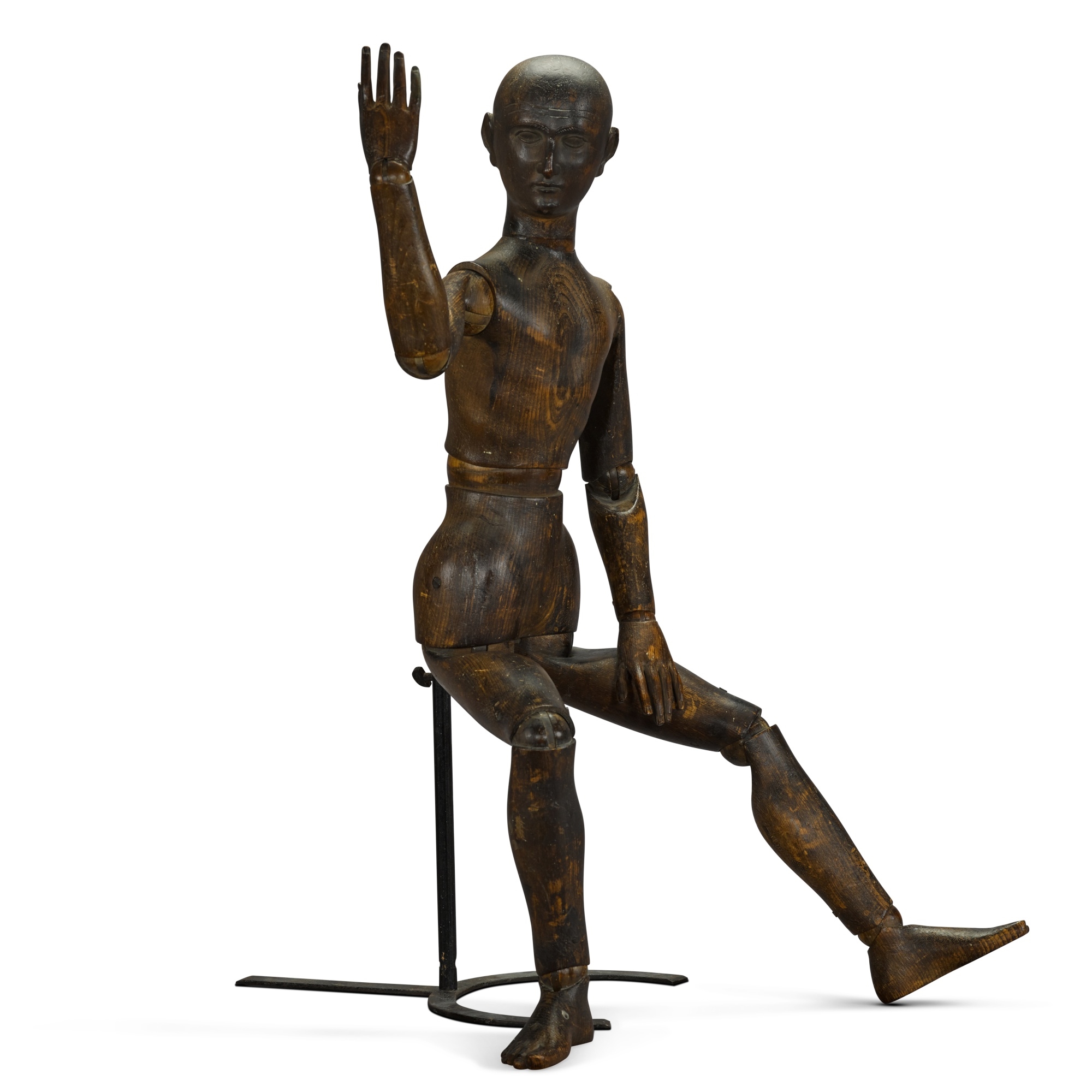 French School, 19th Century | A French carved ash artist's articulated ...