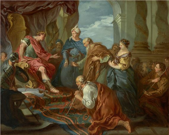 François Boucher | Joseph Presenting his Father and Brothers to the ...