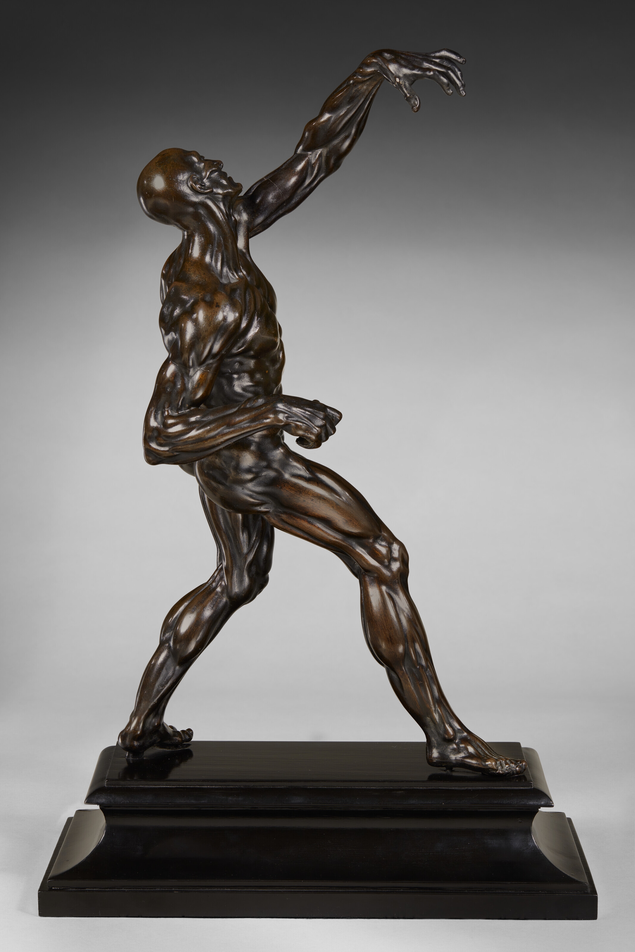 Willem Danielsz van Tetrode | A BRONZE FIGURE OF AN ÉCORCHÉ MAN (Early ...