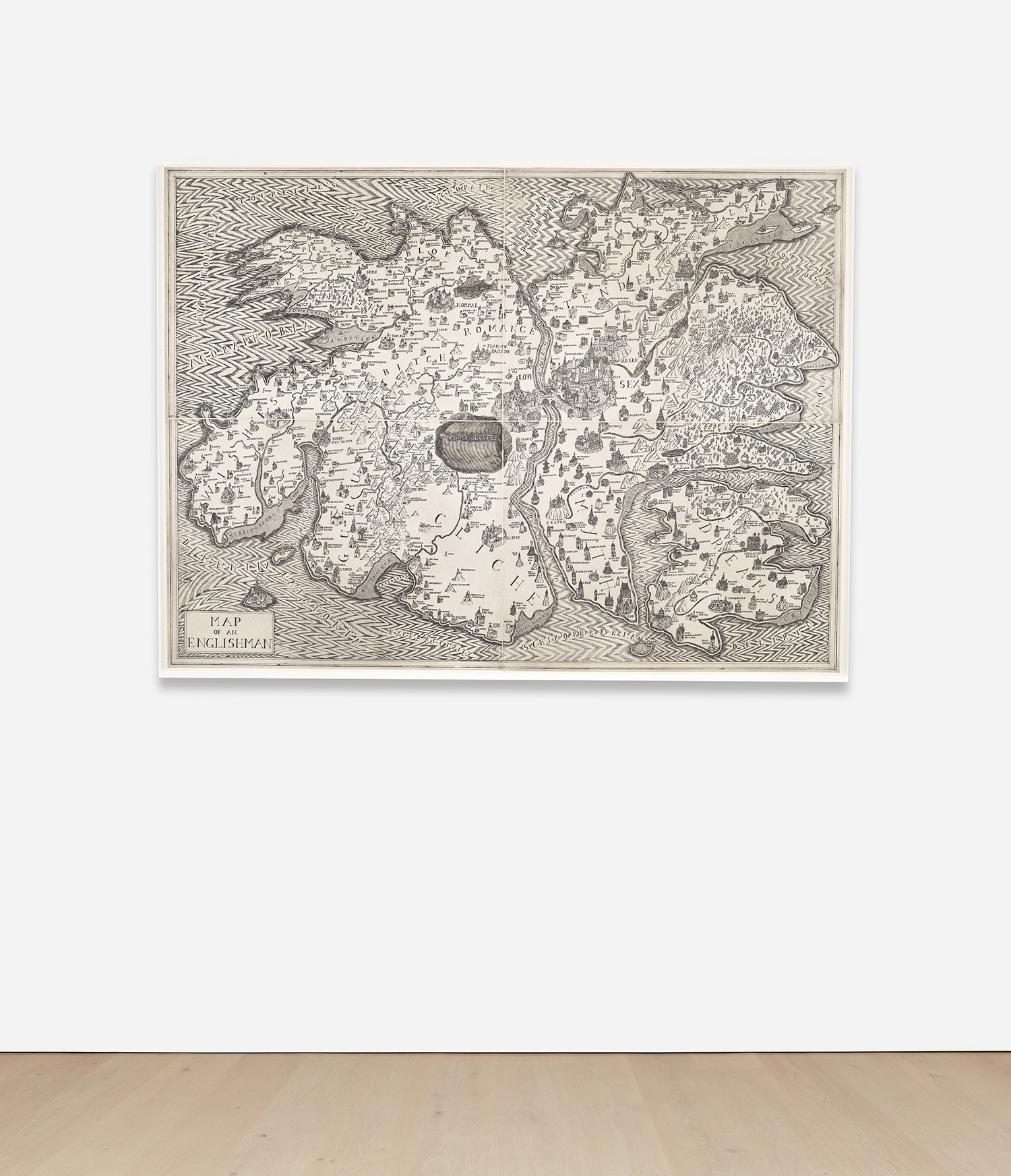 Grayson Perry | Map of an Englishman (2004) | MutualArt