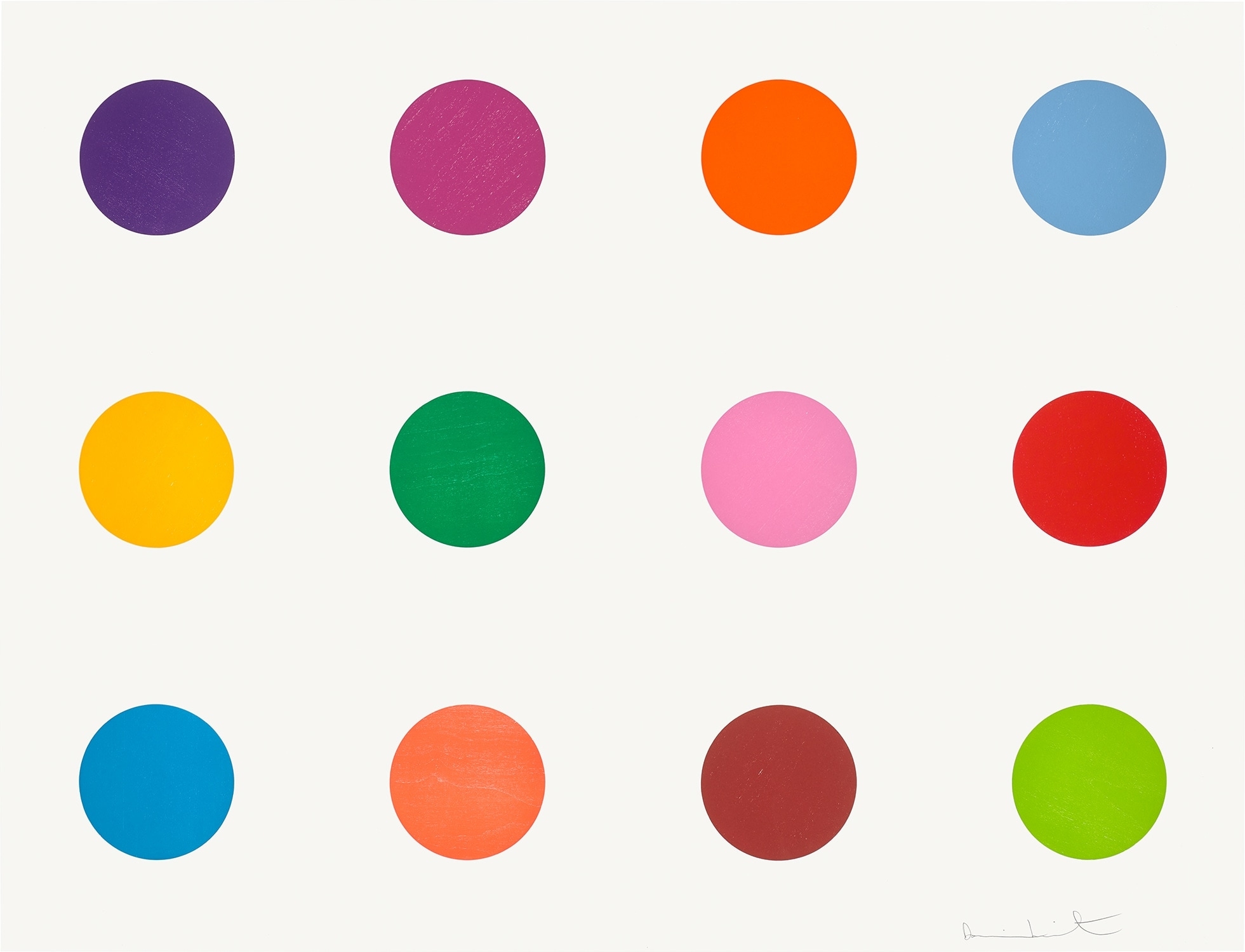 Damien Hirst | Tyloxapol, from 12 Woodcut Spots (2010) | MutualArt