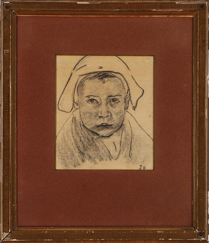 Jan Verkade | Portrait of girl from Bretagne | MutualArt