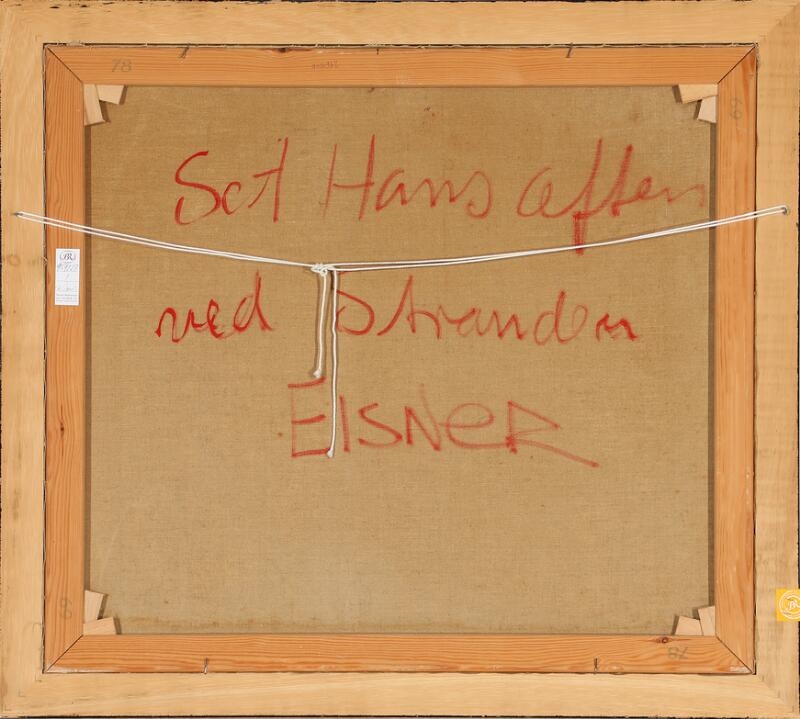 Ib Eisner | Sct. Hans aften ved stranden | MutualArt