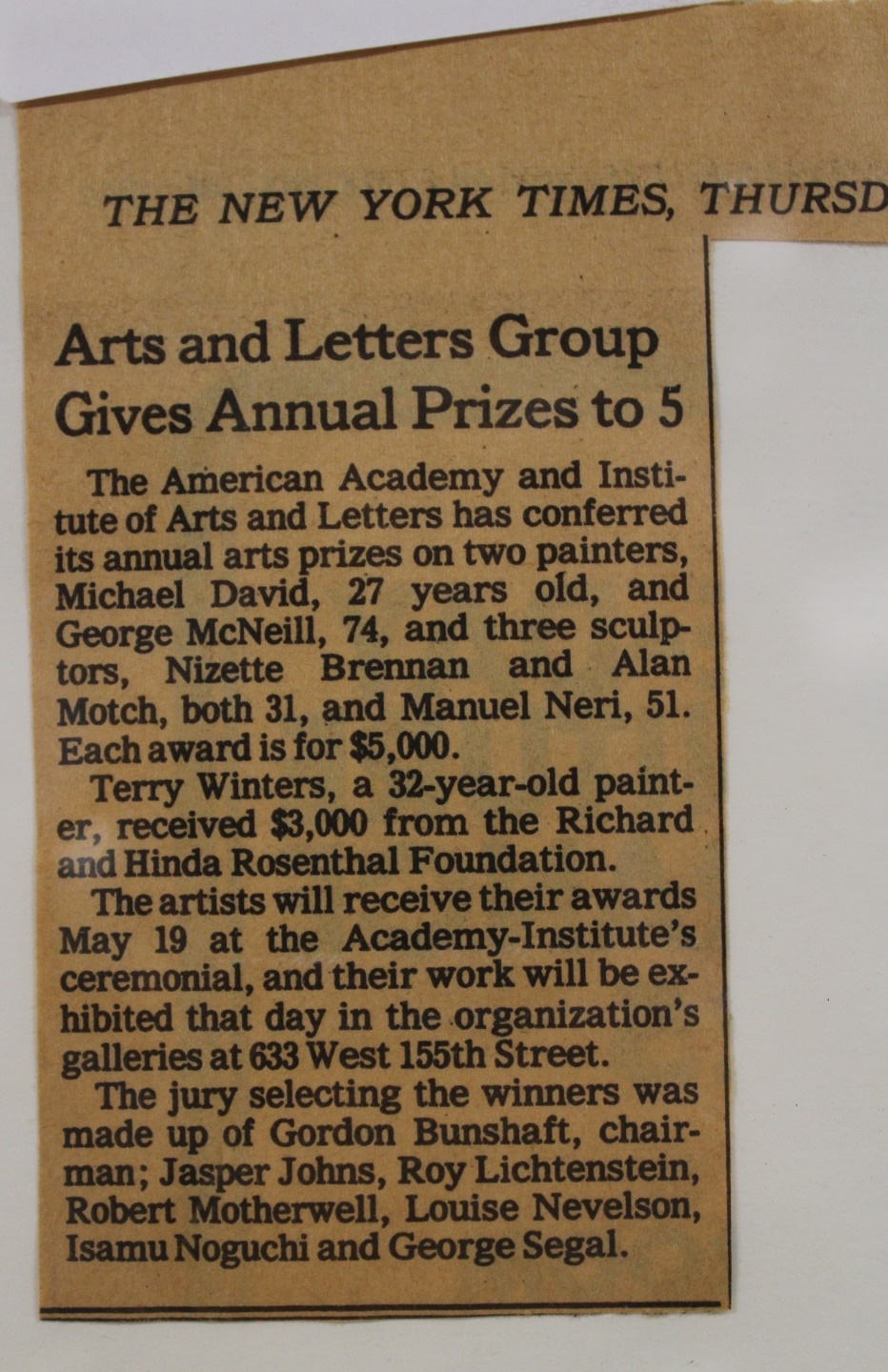 George McNeil | Untitled (1980) | MutualArt