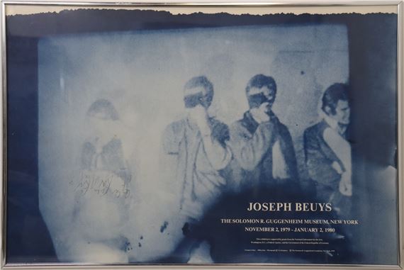 Joseph Beuys | JOSEPH BEUYS SIGNED GUGGENHEIM EXHIBITION POSTER | MutualArt