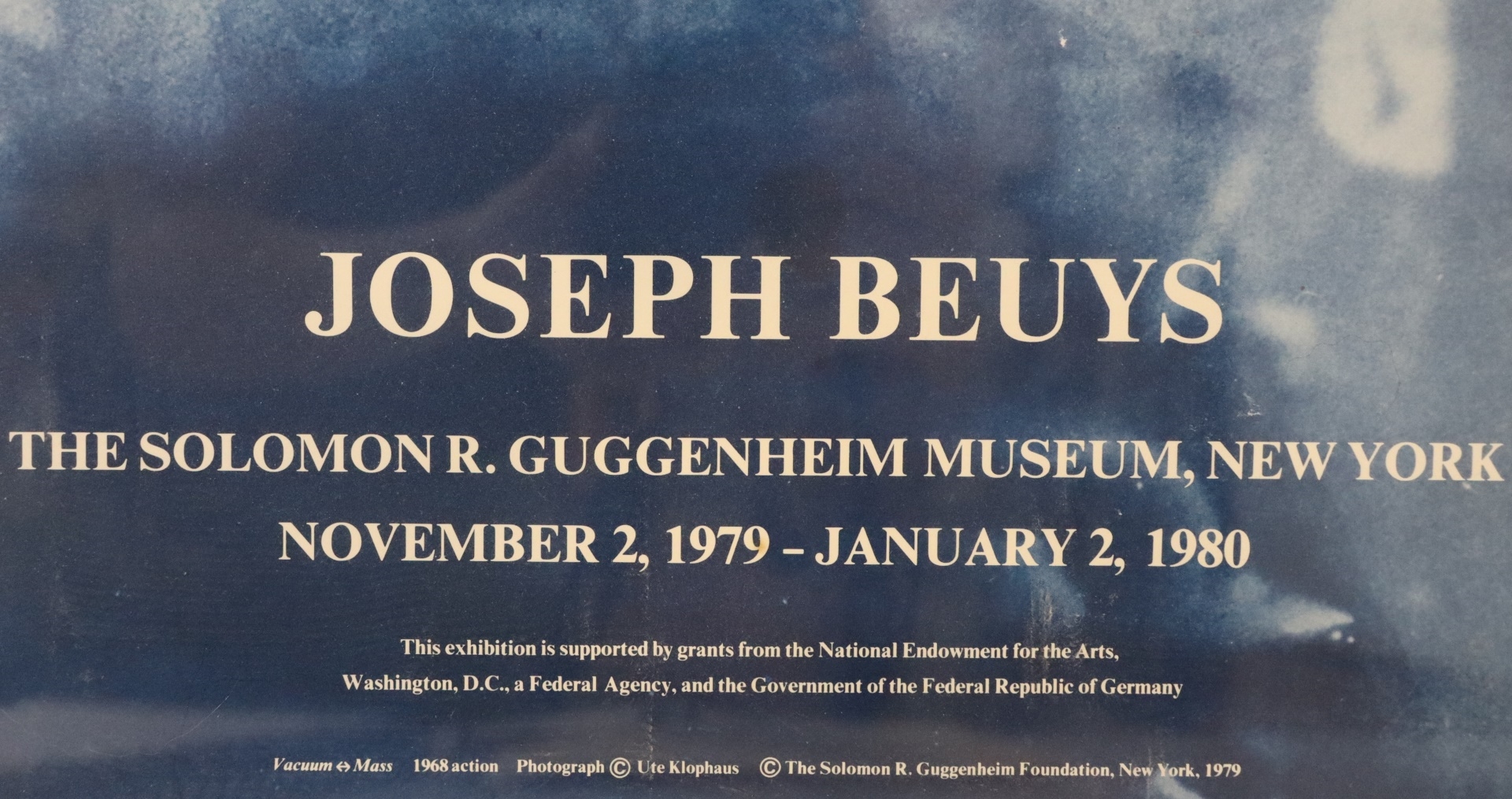Joseph Beuys | JOSEPH BEUYS SIGNED GUGGENHEIM EXHIBITION POSTER | MutualArt