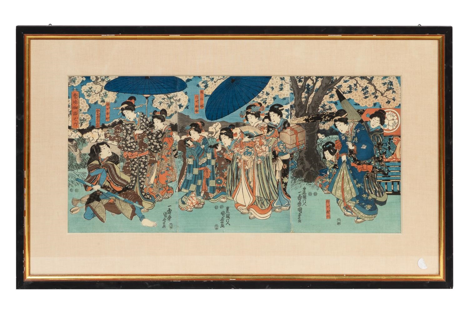 Utagawa Kunisada II | The Tale of the Japanese Nightingale (Circa 1850 ...