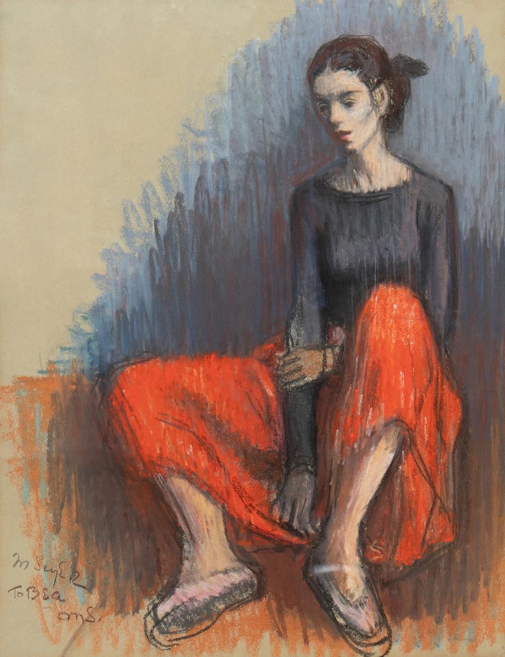 Moses Soyer | M. Soyer To Bea Oms | MutualArt