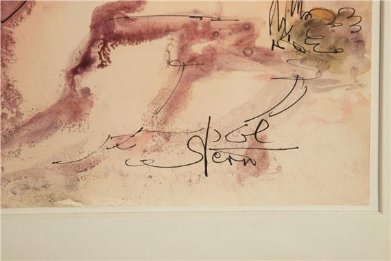 Yossi Stern | YOSSI STERN SIGNED WATERCOLOR LANDSCAPE | MutualArt