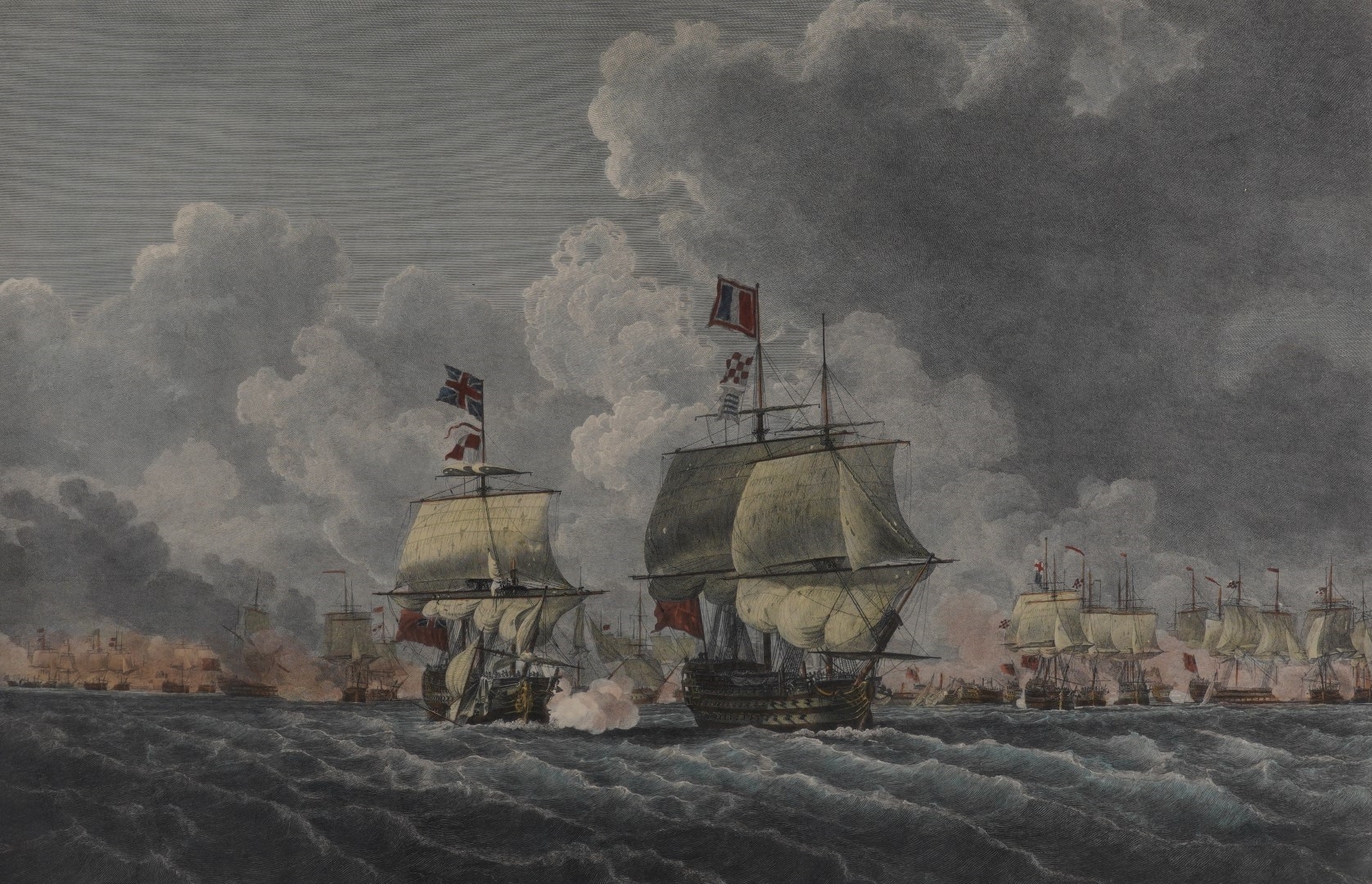 Benjamin Thomas Pouncy | The Battle of the Glorious First of June (1794 ...