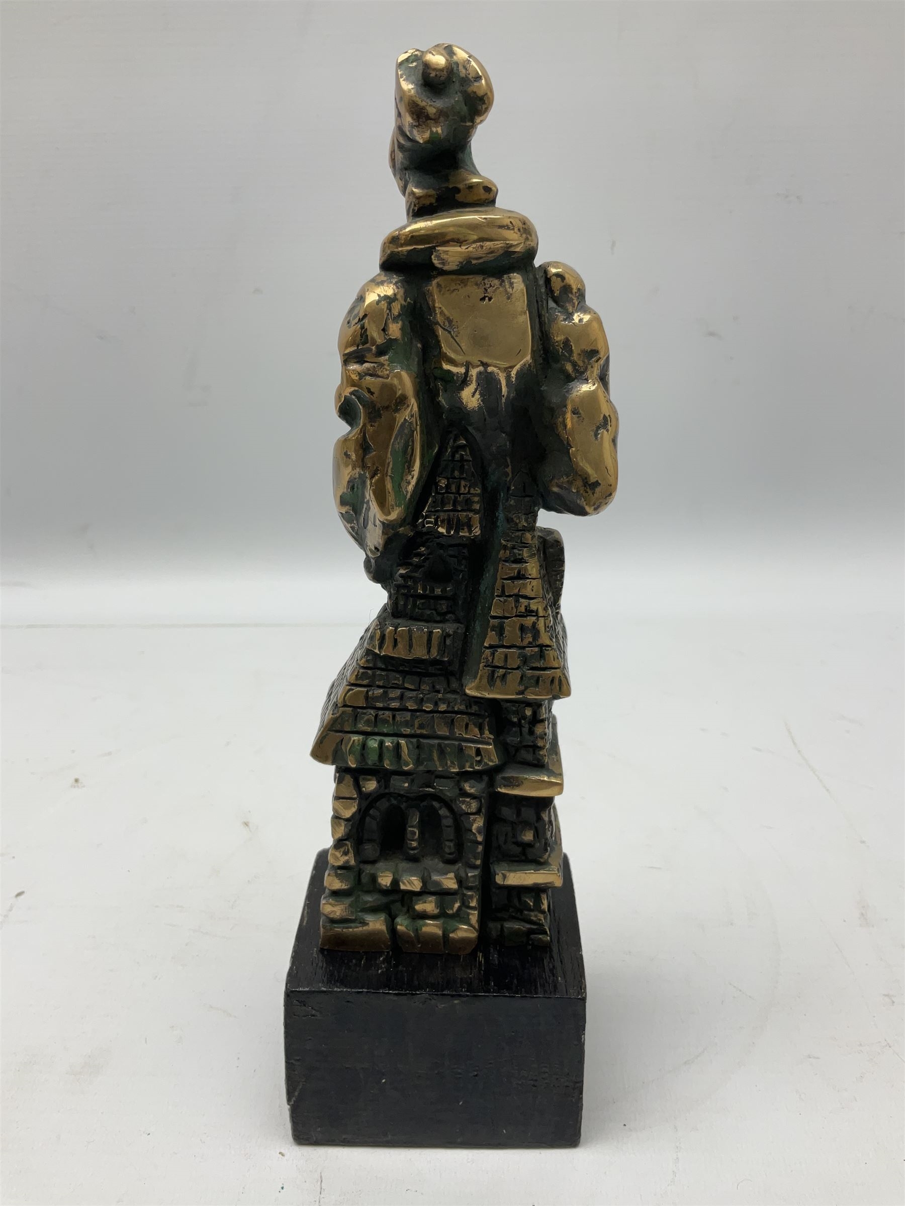 Kirill Postovit | figure of Rabbi Loew raised on a building | MutualArt