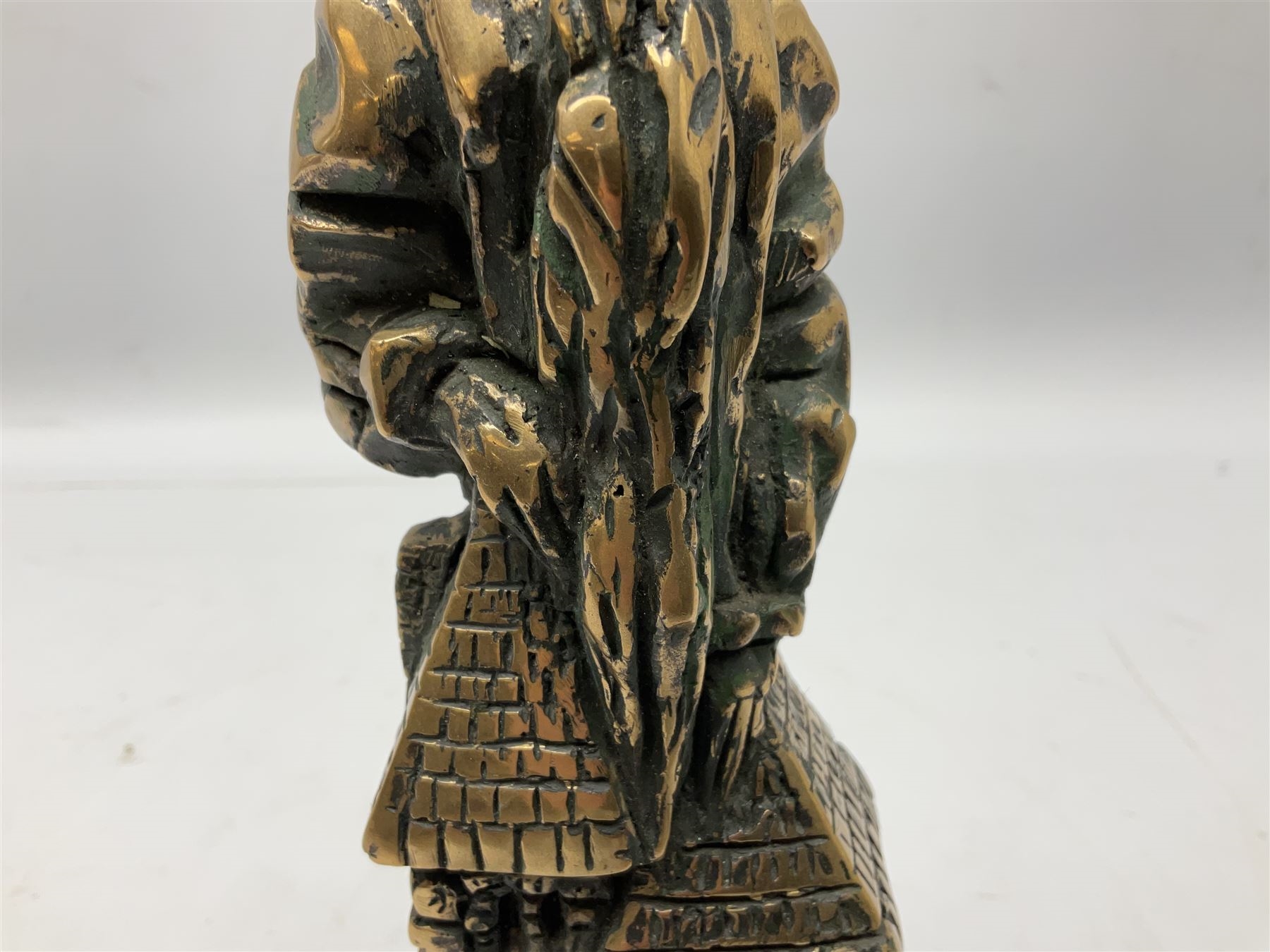 Kirill Postovit | figure of Rabbi Loew raised on a building | MutualArt