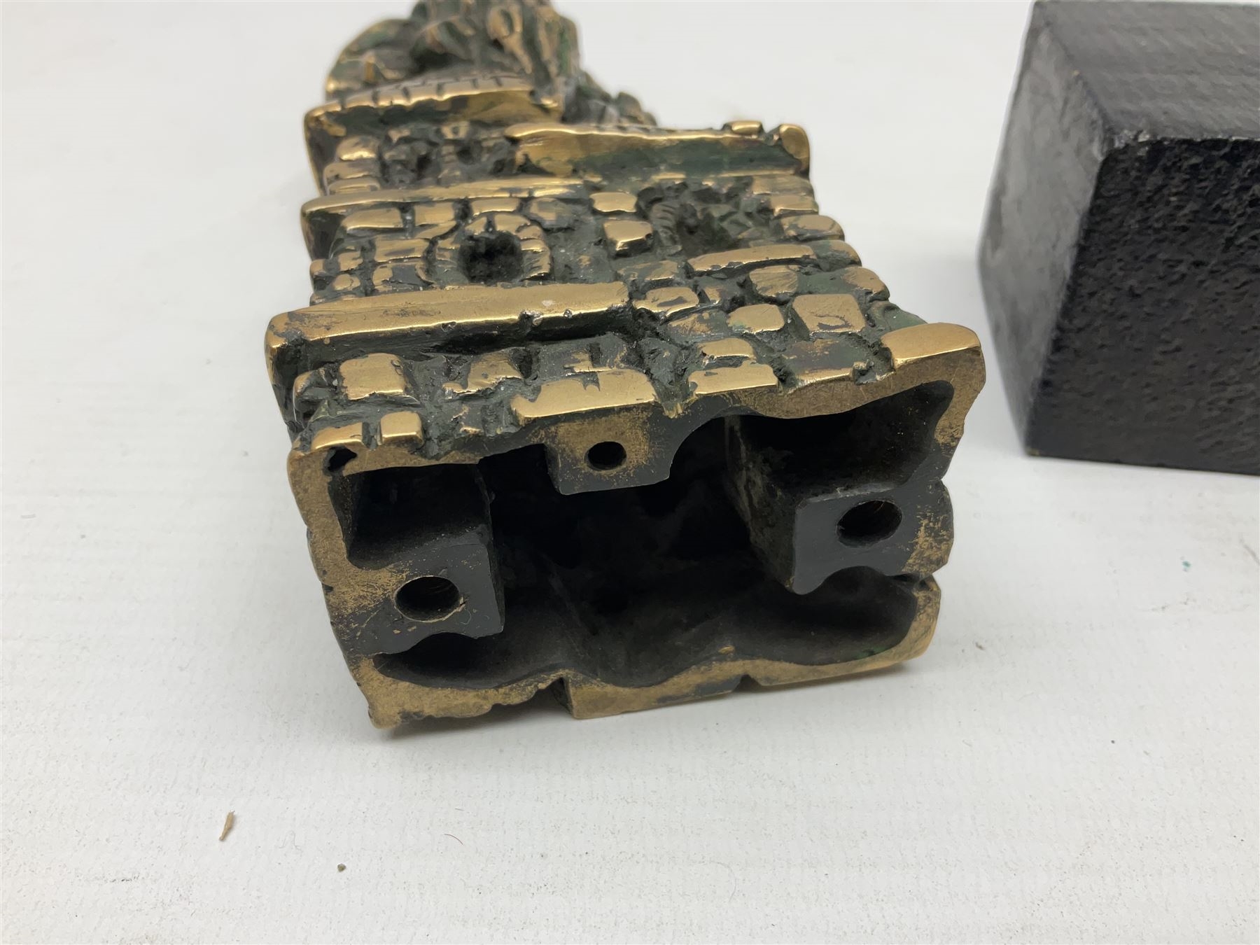 Kirill Postovit | figure of Rabbi Loew raised on a building | MutualArt