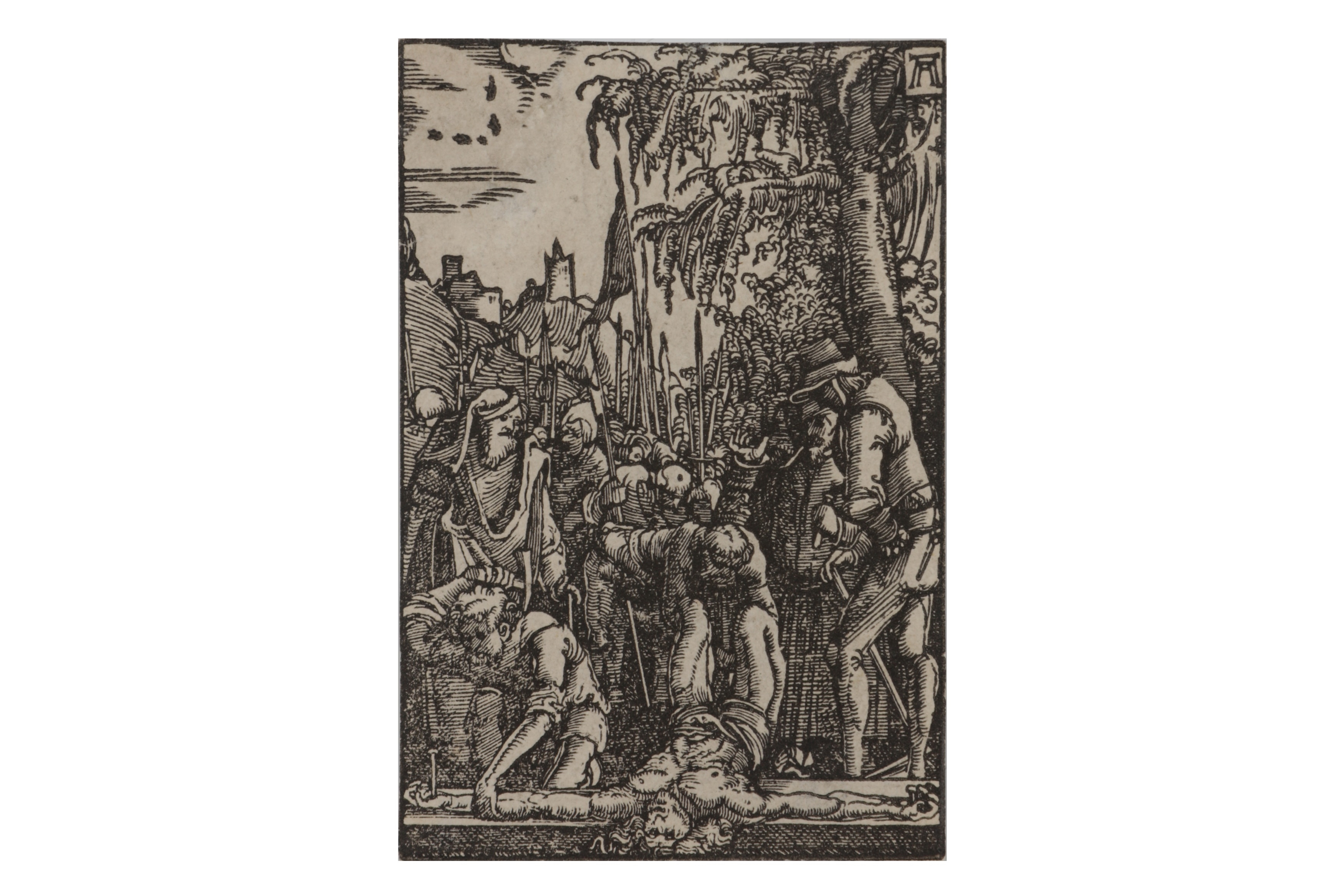 Albrecht Altdorfer | Christ being nailed to the cross | MutualArt