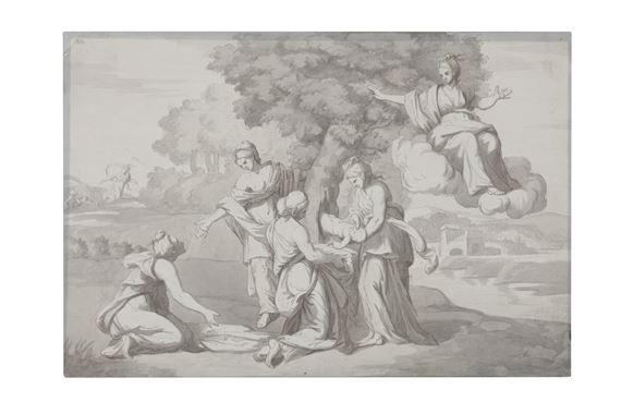 Italian School, 18th Century | The birth of Adonis | MutualArt