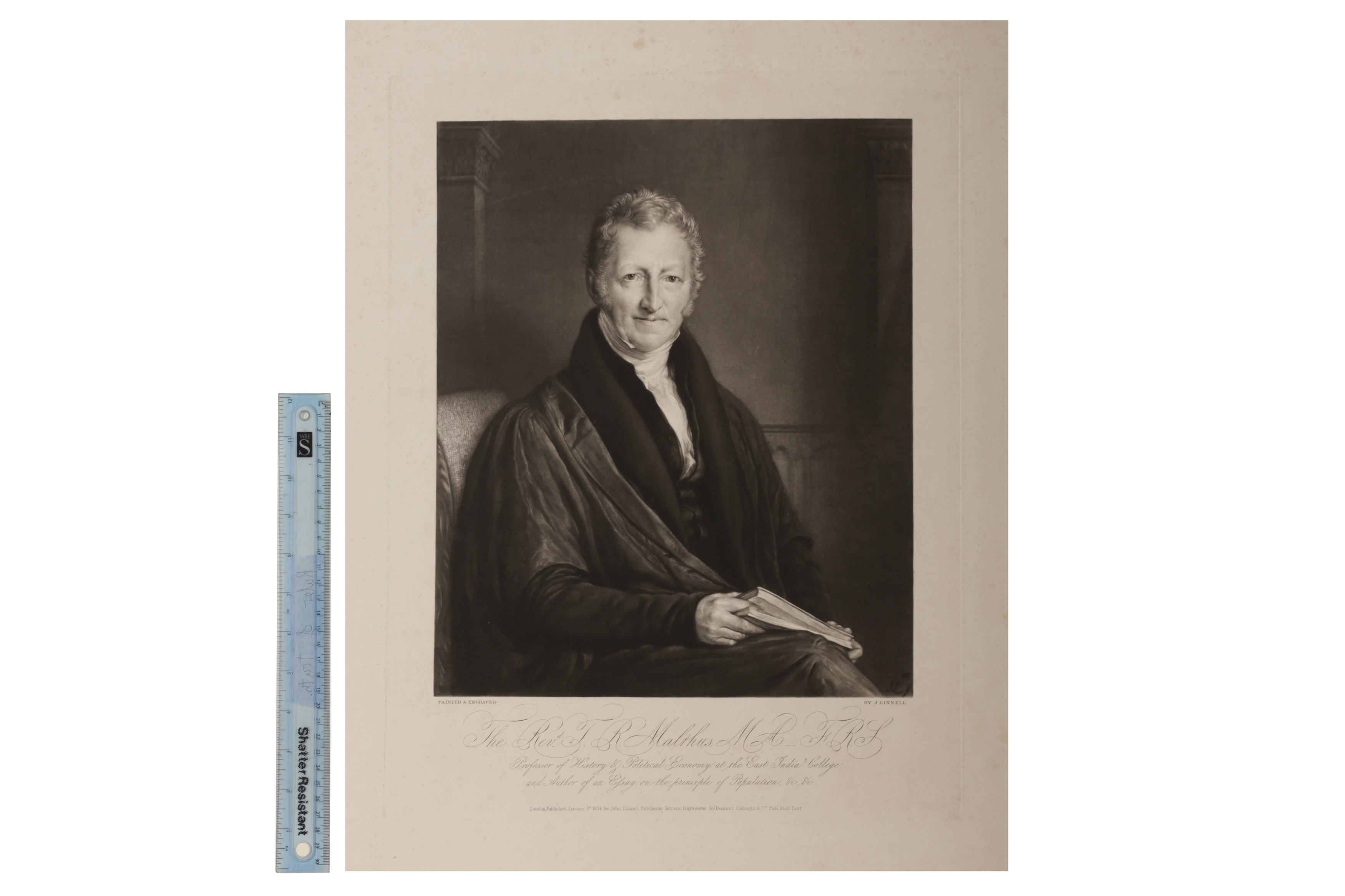 John Linnell the Elder | Thomas Robert Malthus (1834) | MutualArt
