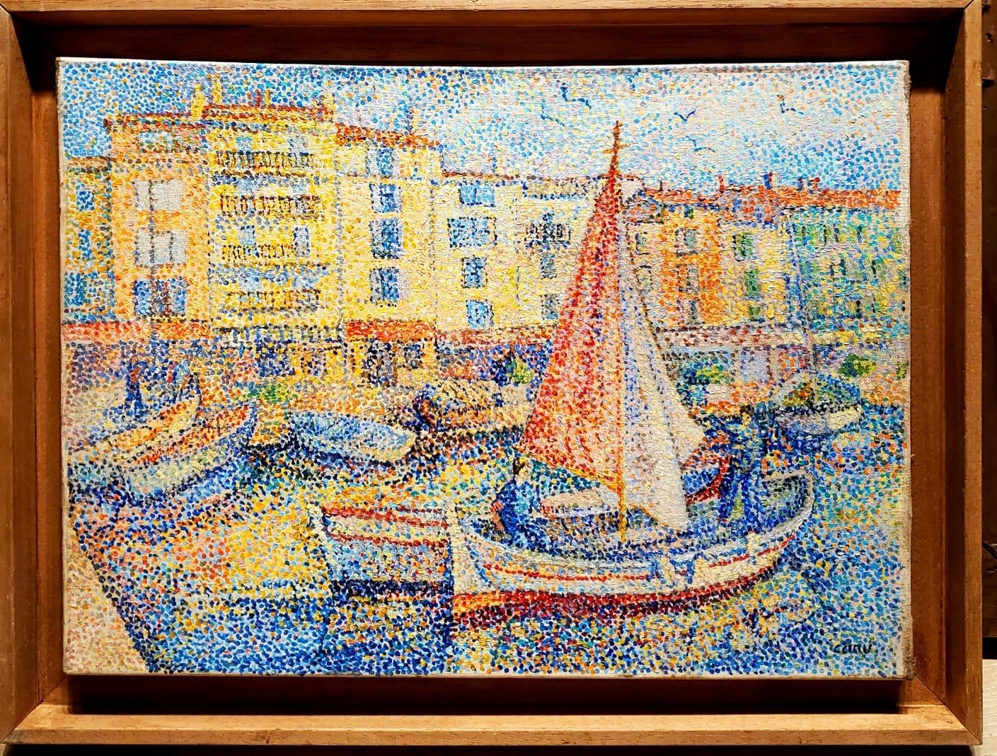 Yvonne Canu | Fishing boats in Saint Tropez port (1921 - 2008) | MutualArt