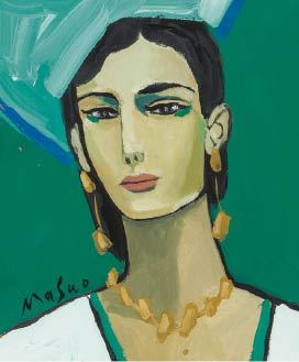 Masuo Ikeda | At a mountain cottage | MutualArt