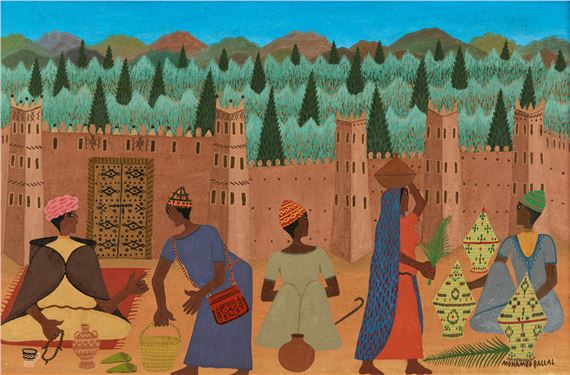 Mohamed Ben Allal | MARCHÉ DEVANT LES REMPARTS | MutualArt