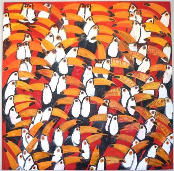 Hunt Slonem | Toco Toucans | MutualArt