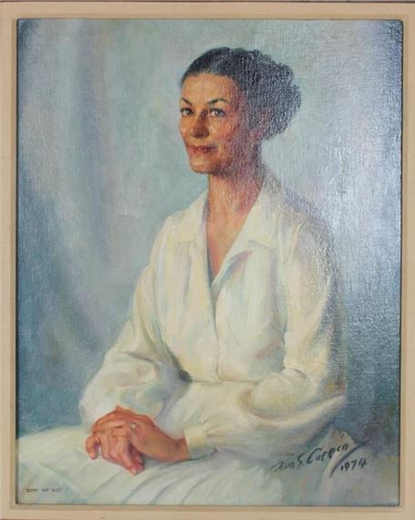 John Stevens Coppin | Coppin's wife Sidni | MutualArt