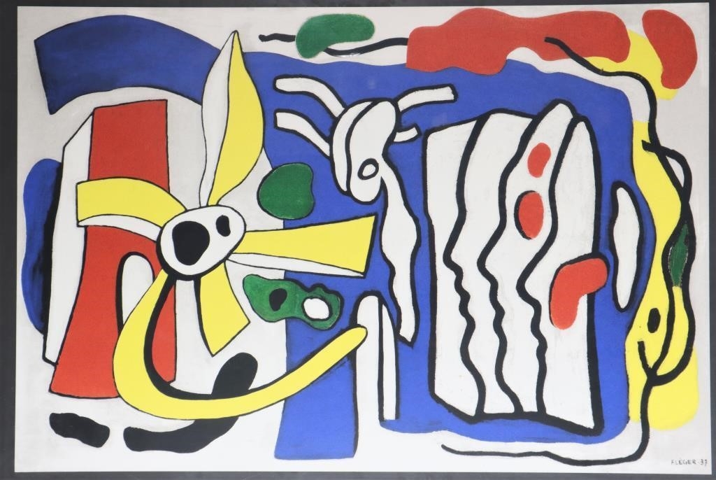 Fernand Léger | Composition aux Trois Profils (Composition of the Three ...