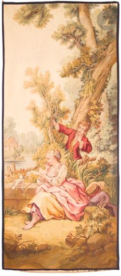 Boucher François | One is decorated with a young woman carrying a ...