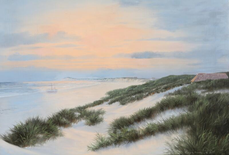 Wolmer Zier | Coastal scenery form Rudbjerg Knude in the evening sun ...