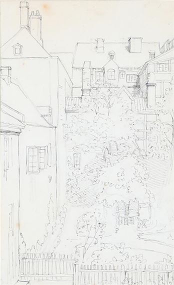 Wilhelm Marstrand | A court yard in Copenhagen | MutualArt