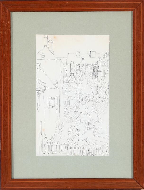 Wilhelm Marstrand | A court yard in Copenhagen | MutualArt