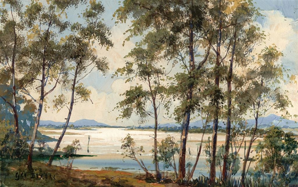 George Dixon | Landscape Through Trees | MutualArt