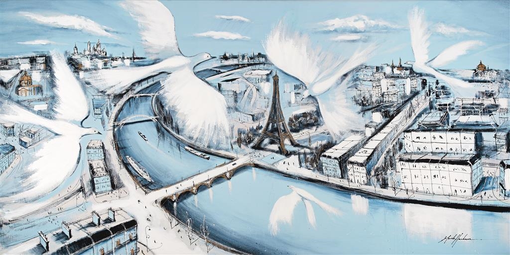 Mark Hanham | Paris Doves 2 | MutualArt